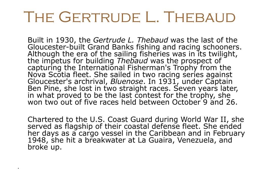 PPT - The 1937 “Thebaud” Expedition to Arctic Canada PowerPoint ...