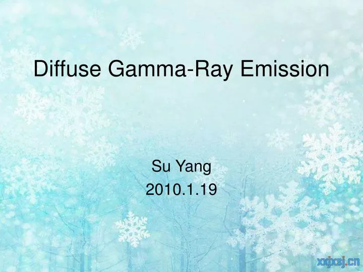 PPT - Diffuse Gamma-Ray Emission PowerPoint Presentation, free download ...