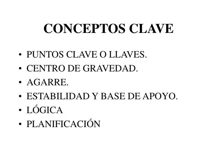 PPT - CONCEPTOS CLAVE PowerPoint Presentation, free download - ID:5399031