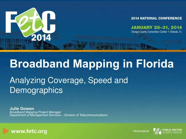 PPT - Broadband Mapping in Florida PowerPoint Presentation, free ...