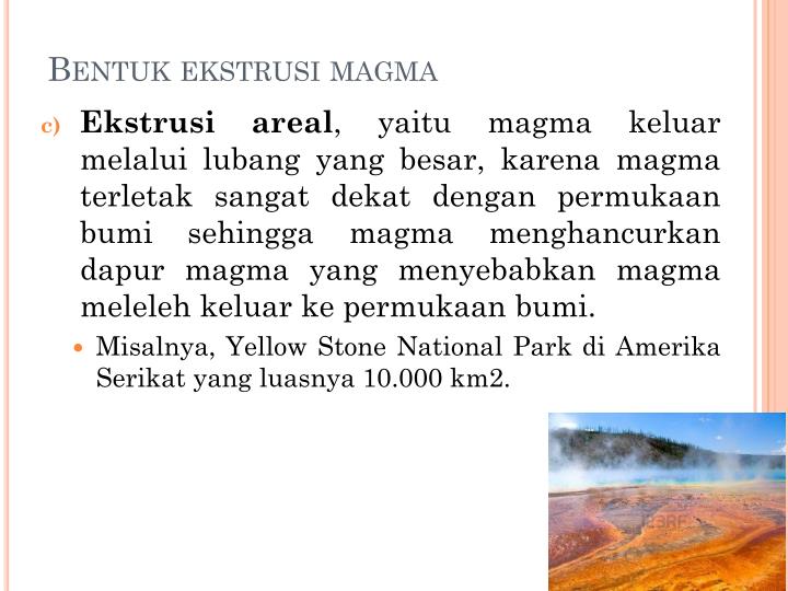 PPT - Hasil dari proses vulkanisme & seisme PowerPoint Presentation ...