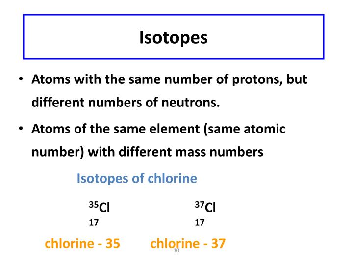 PPT - Atoms, Ions and Isotopes PowerPoint Presentation - ID:5401475