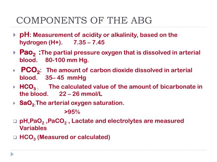PPT - Blood Gas Analysis and it’s Clinical Interpretation PowerPoint ...
