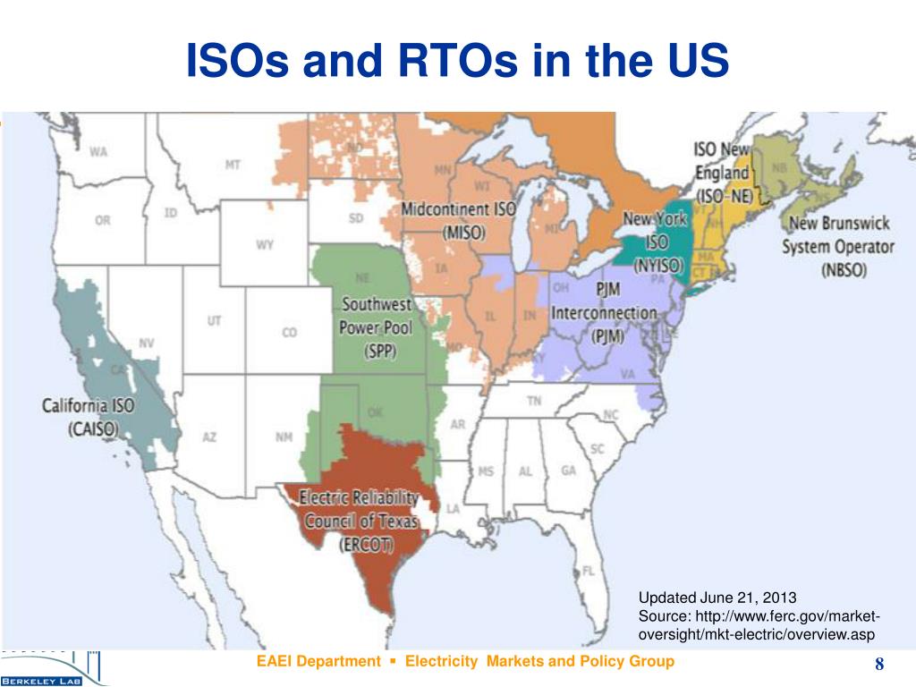 PPT - Congestion Measures for Organized Electricity Markets in the U.S ...