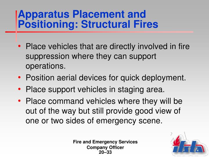 PPT - Fire and Emergency Services Company Officer — Lesson 20 ...