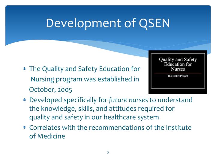 PPT - QSEN Primer PowerPoint Presentation - ID:5404181