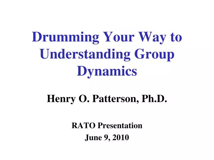 Ppt Understanding Group Dynamics Powerpoint Presentation Free