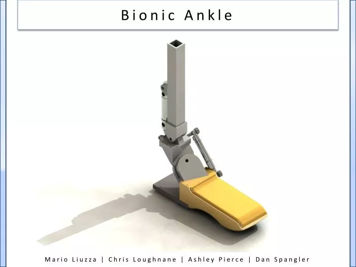 PPT - Bionic Ankle PowerPoint Presentation, free download - ID:5405788