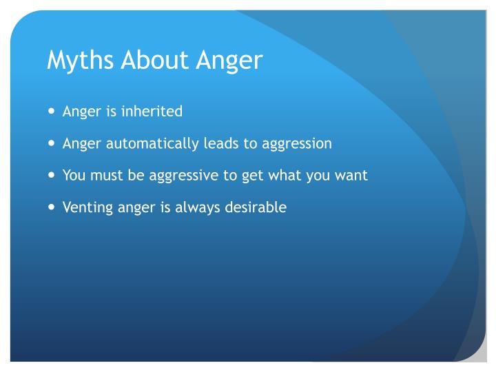 PPT - Anger Management for Substance Abuse and Mental Health Clients ...