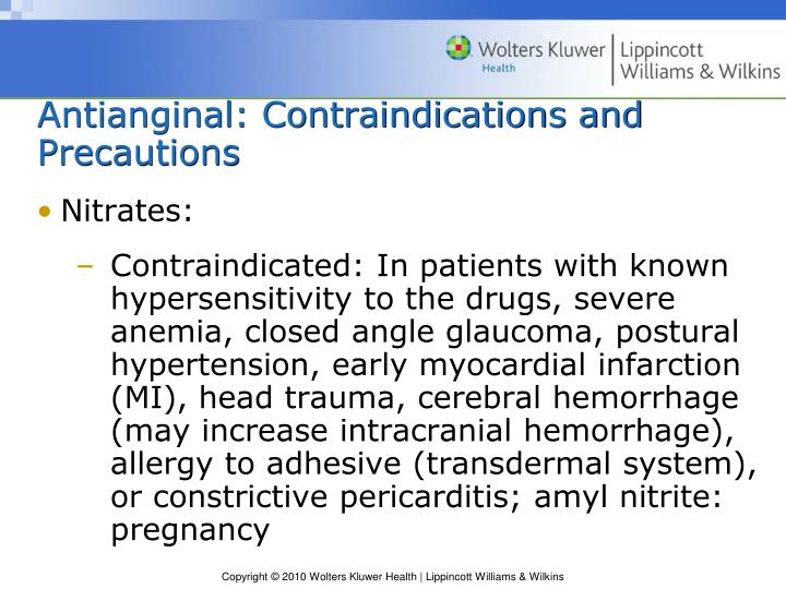 PPT - Introduction to Clinical Pharmacology Chapter 36- Antianginal ...