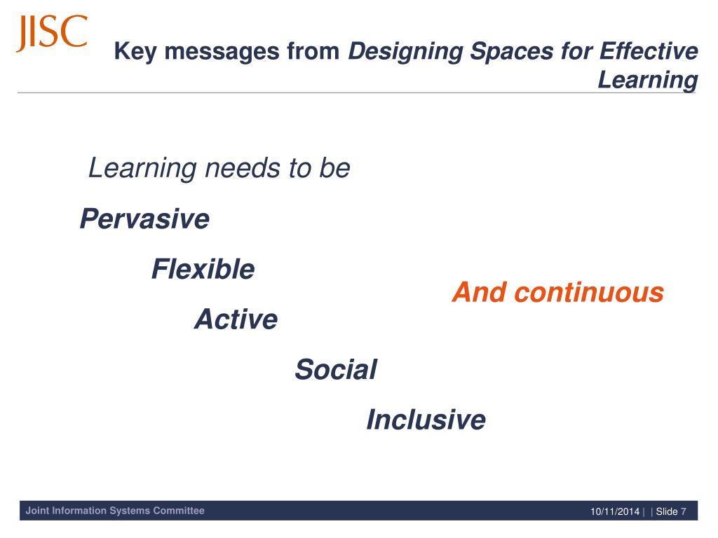 PPT - Designing Spaces for Effective Learning PowerPoint Presentation ...