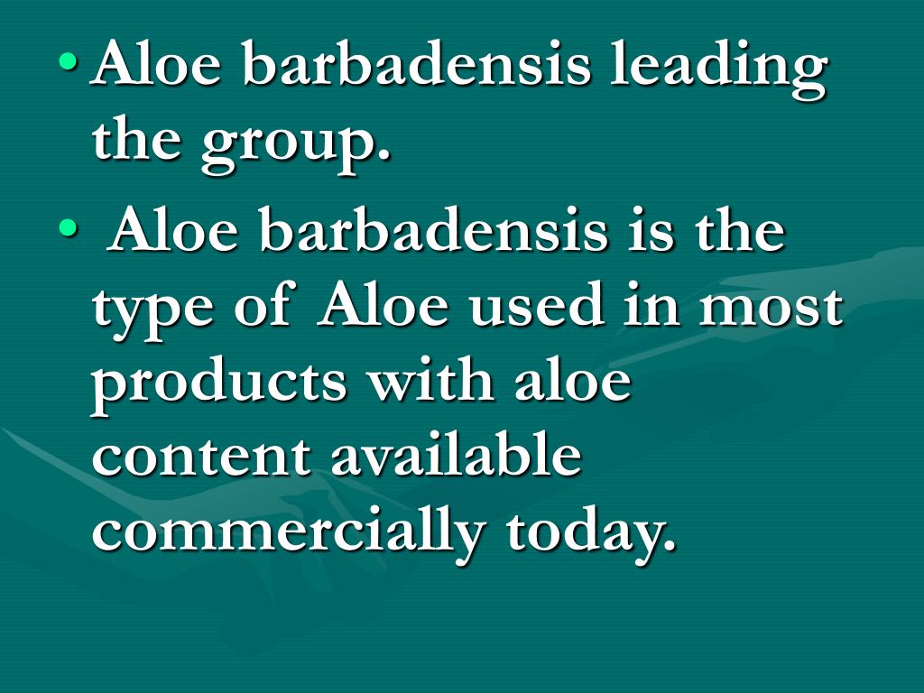 Ppt Aloe Vera Powerpoint Presentation Free Download Id 5407062