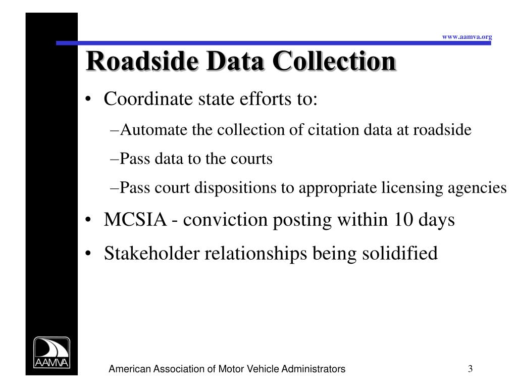 PPT - AAMVA Update 28th International Traffic Records Forum Orlando ...