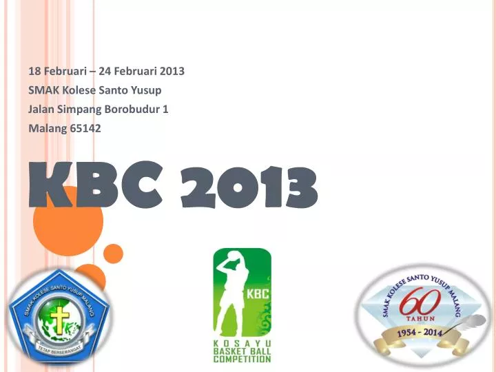 PPT - KBC 2013 PowerPoint Presentation, free download - ID:5407733