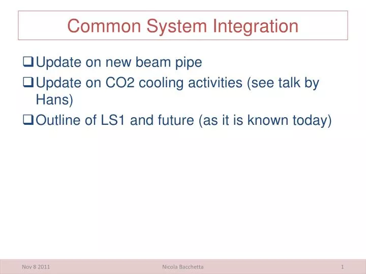 PPT - Common System Integration PowerPoint Presentation, free download ...