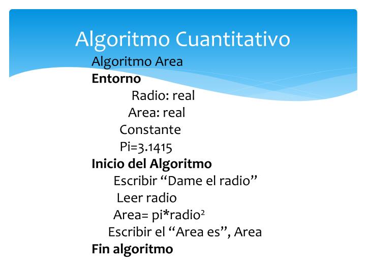 Ejemplos De Algoritmos Cualitativos En - Ponasa Ejemplos De Algoritmos Cualitativos En - Ponasa
