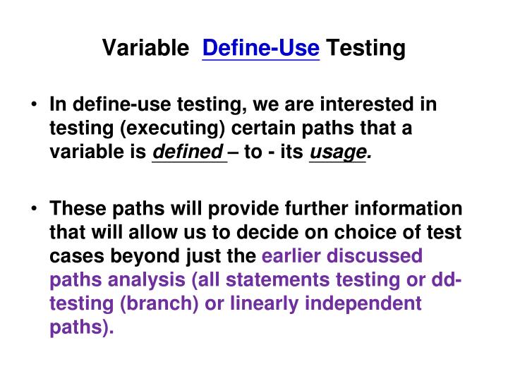 PPT - Data Flow Testing PowerPoint Presentation - ID:5408418