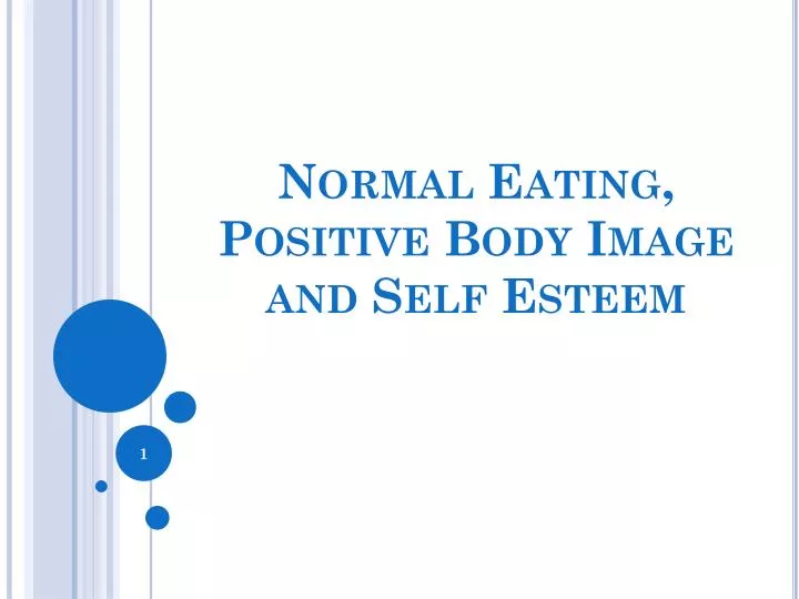 PPT - Normal Eating, Positive Body Image and Self Esteem PowerPoint ...