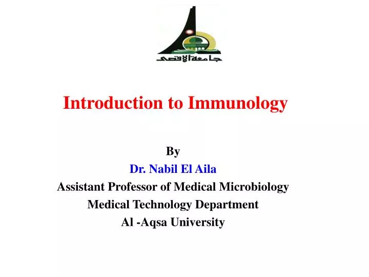 PPT - Introduction to Immunology PowerPoint Presentation, free download ...