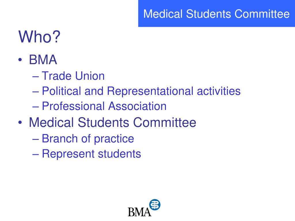 PPT - BMA Medical Students Committee PowerPoint Presentation, free ...