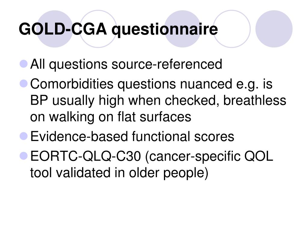 PPT - Comprehensive geriatric assessment in older people undergoing ...