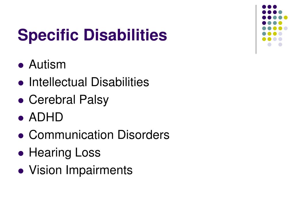 Ppt Developmental Disabilities Powerpoint Presentation Free Download