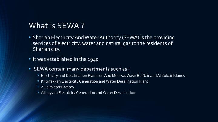 PPT - SHARJAH ELECTRICITY & WATER AUTHORITY PowerPoint Presentation ...