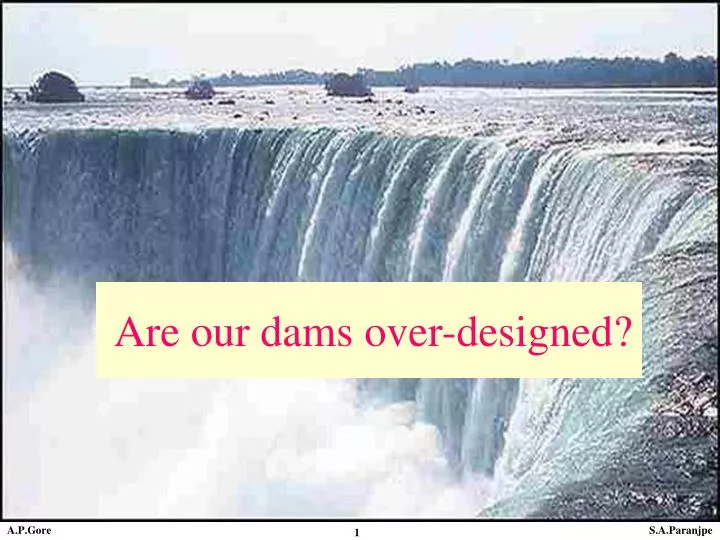 PPT - Are our dams over-designed? PowerPoint Presentation, free ...