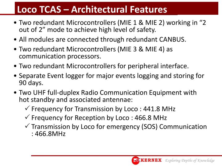 PPT - KERNEX MICROSYSTEMS A Presentation on Train Collision Avoidance ...