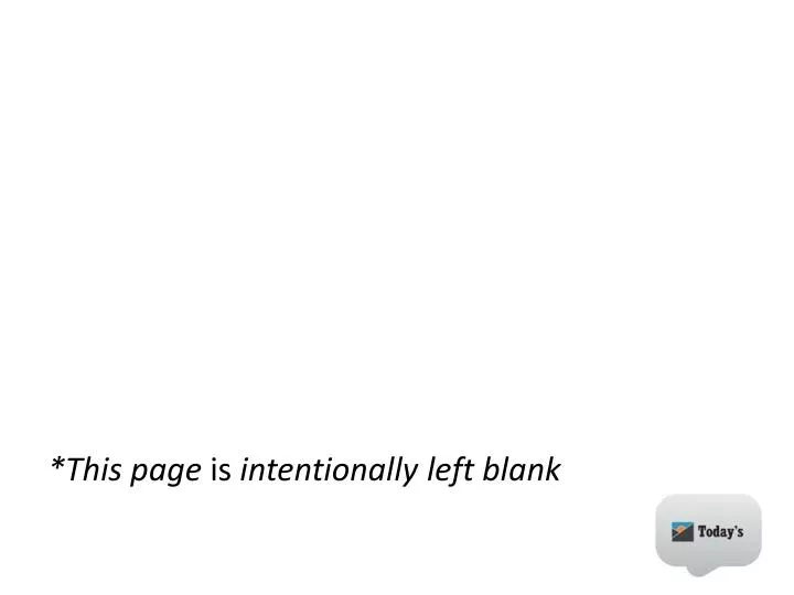 PPT - *This page is intentionally left blank PowerPoint Presentation ...