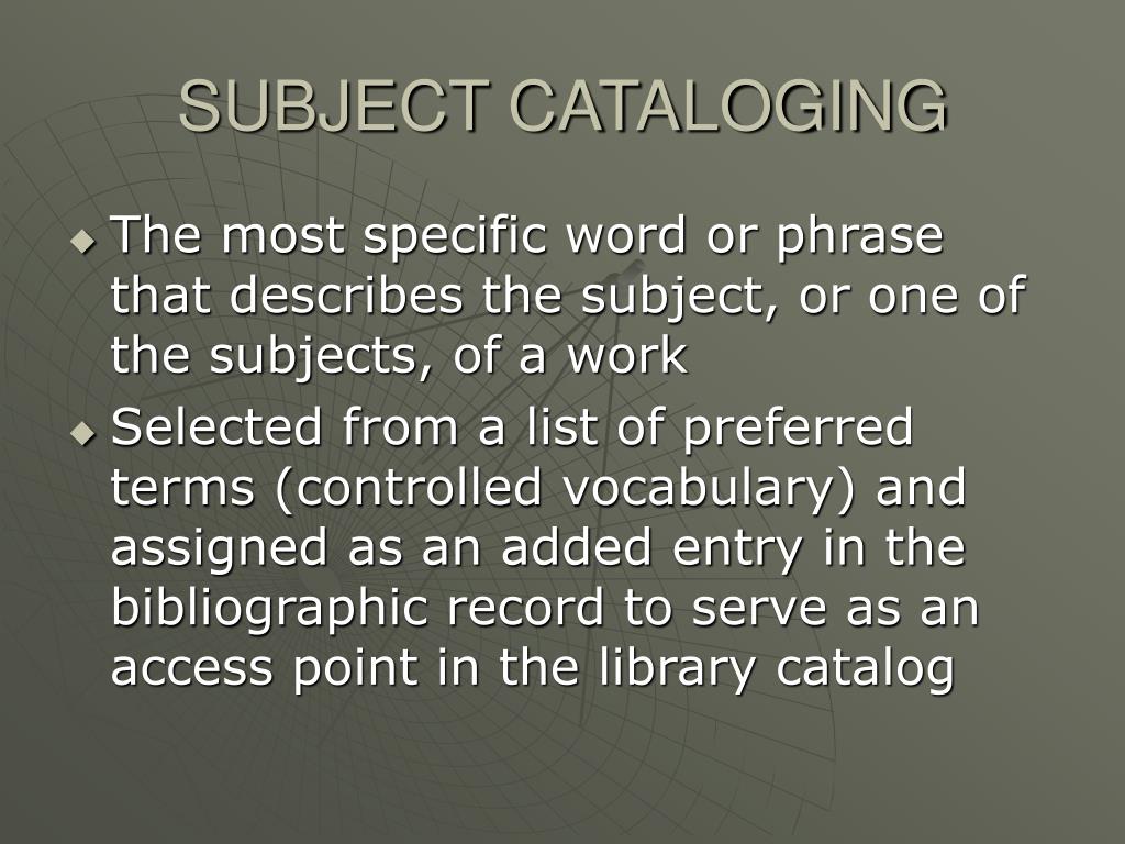 PPT - ORGANIZING OF LIBRARY MATERIALS PowerPoint Presentation, free ...