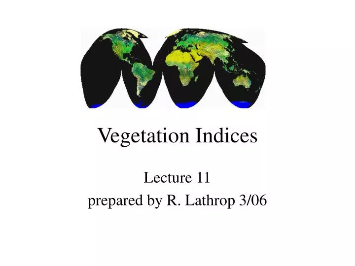 PPT - Vegetation Indices PowerPoint Presentation, free download - ID ...