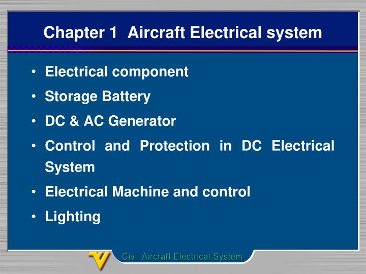PPT - Chapter 1 Aircraft Electrical System PowerPoint Presentation - ID ...