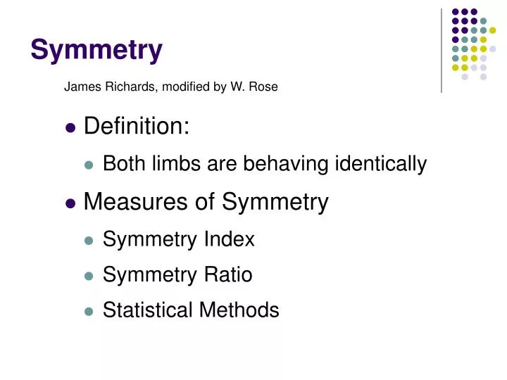 PPT - Symmetry PowerPoint Presentation, free download - ID:5415555