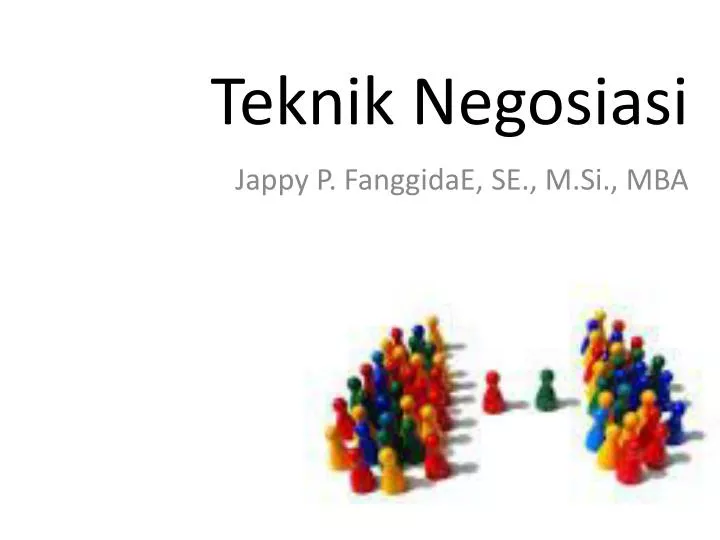 PPT - Teknik Negosiasi PowerPoint Presentation, free download - ID:5415775