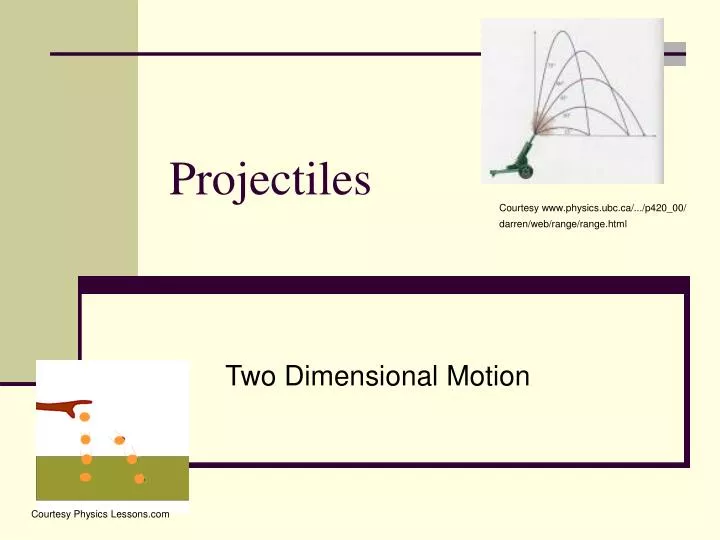 PPT - Projectiles PowerPoint Presentation, free download - ID:5415966
