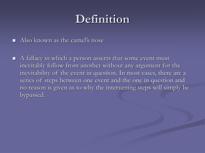 PPT - Slippery Slope Fallacy PowerPoint Presentation - ID:5415987