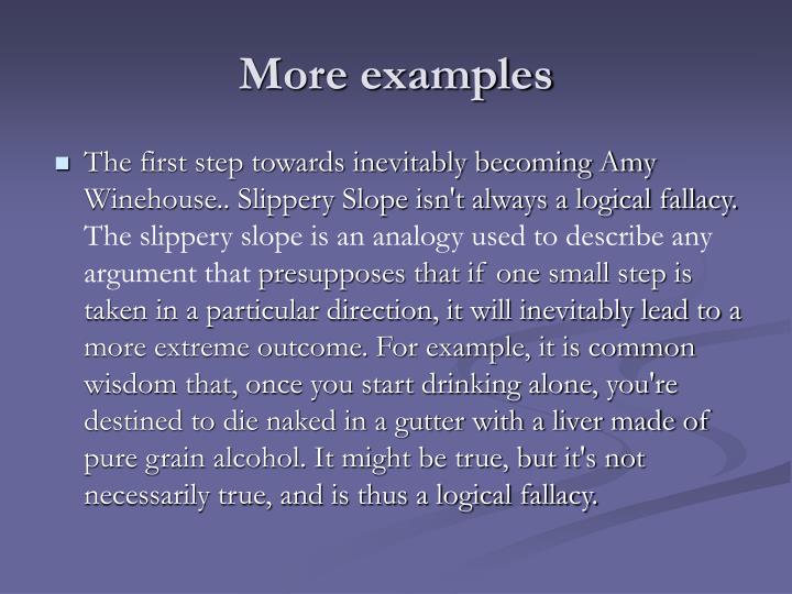 PPT - Slippery Slope Fallacy PowerPoint Presentation - ID:5415987