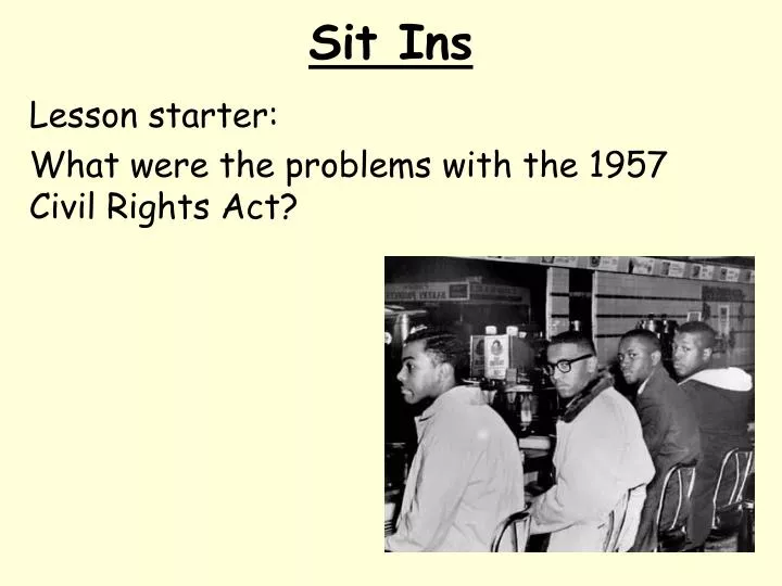 PPT - Sit Ins PowerPoint Presentation, free download - ID:5416271