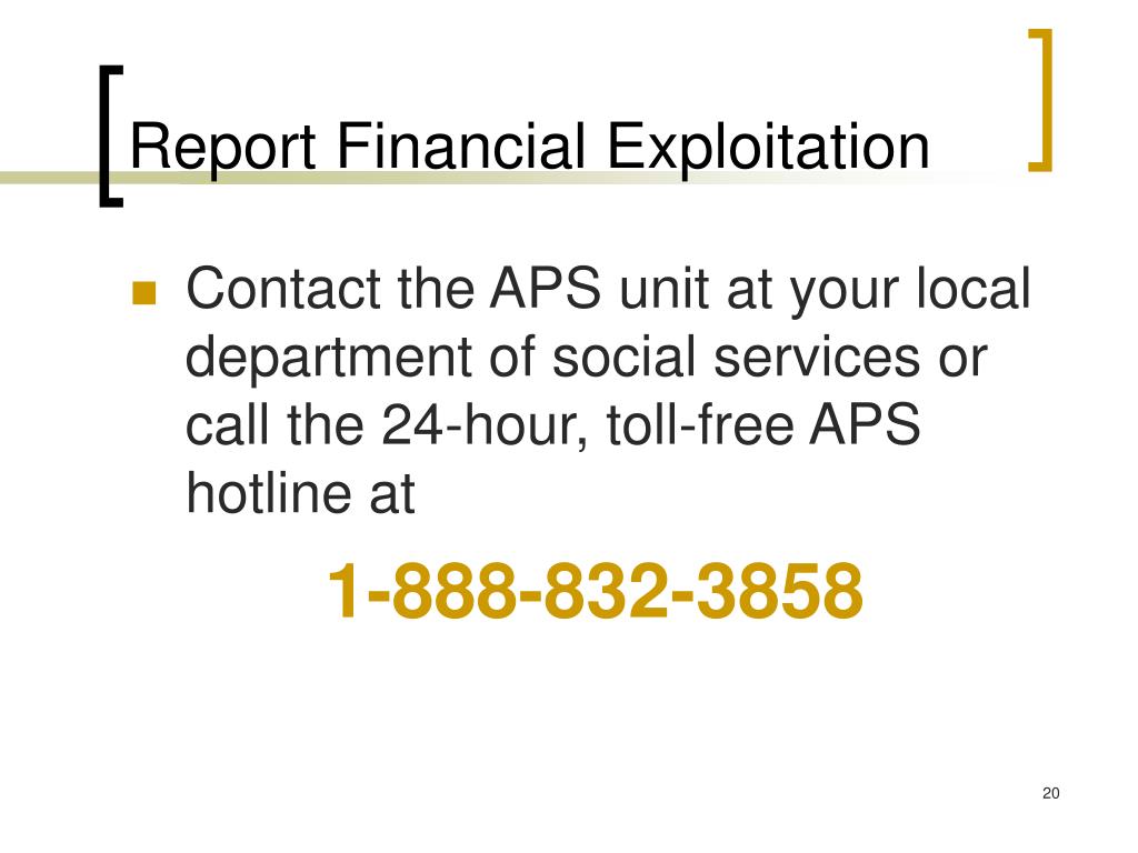 PPT - Preventing Financial Exploitation of Adults PowerPoint ... PPT - Preventing Financial Exploitation of Adults PowerPoint ...
