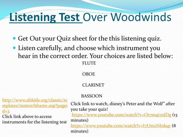 PPT - The Four Families of Instruments PowerPoint Presentation - ID:5417526
