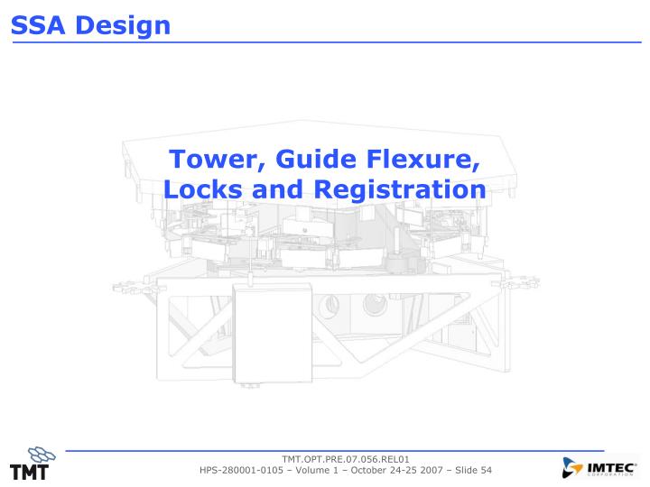 PPT - TMT M1 Segment Support Assembly (SSA) Preliminary Design Review ...