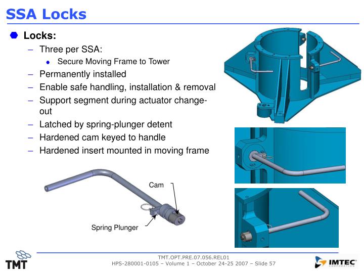 PPT - TMT M1 Segment Support Assembly (SSA) Preliminary Design Review ...