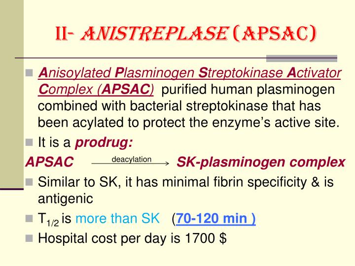 PPT - THROMBOLYTIC DRUGS Pathophysiologic Rationale PowerPoint ...