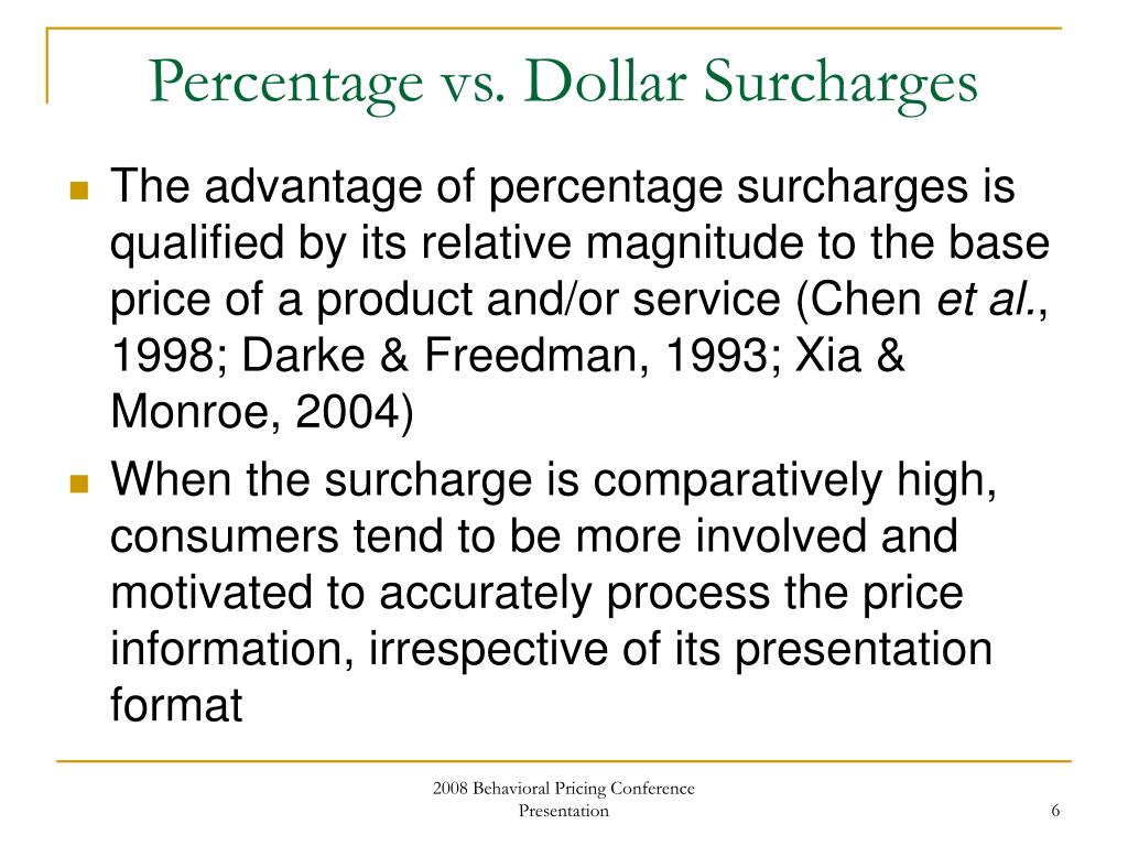 PPT - Understanding Surcharges: The Impact of Restaurant Gratuities on ...