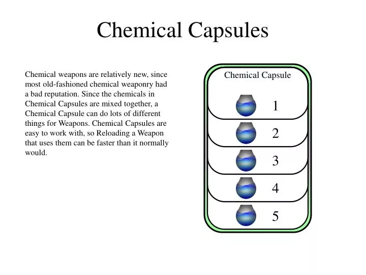PPT - Chemical Capsules PowerPoint Presentation, free download - ID:5419895