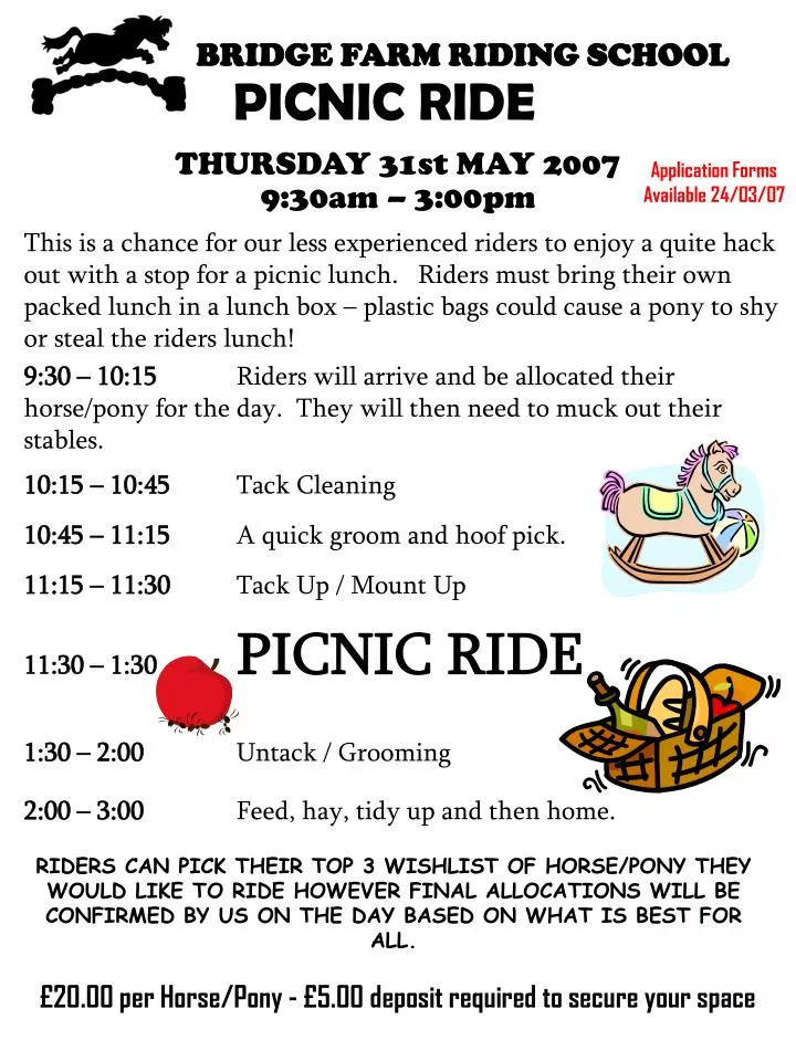 PPT - BRIDGE FARM RIDING SCHOOL PowerPoint Presentation, free download ...