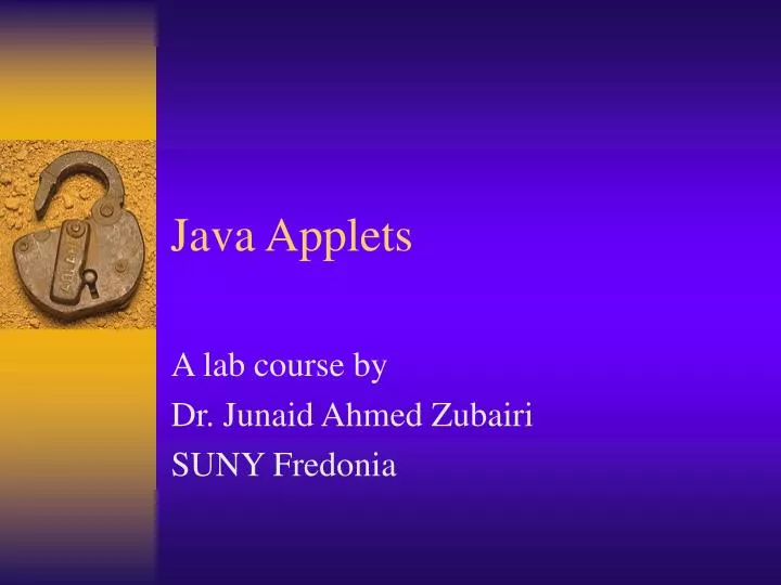 PPT - Java Applets PowerPoint Presentation, free download - ID:5424948