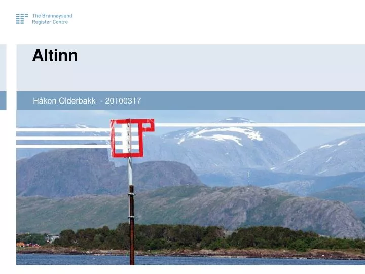 PPT - Altinn PowerPoint Presentation, free download - ID:5425240