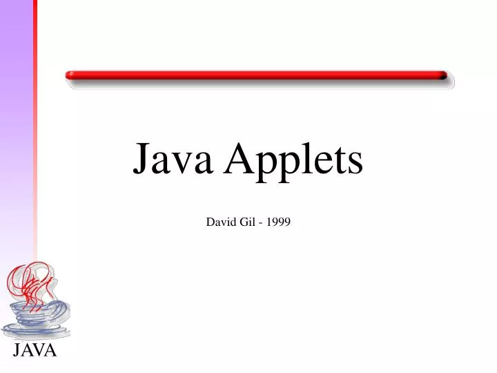 Ppt Java Applets Powerpoint Presentation Free Download Id5425586